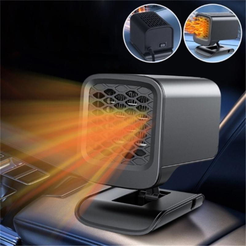 Elektrisk varmeblæser 120W 12V vinteropvarmning varmer forrude ...