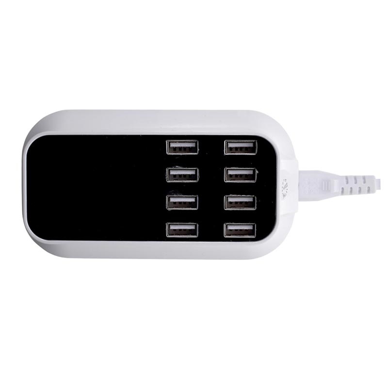 8-Port USB Docking Station med LED-skærm