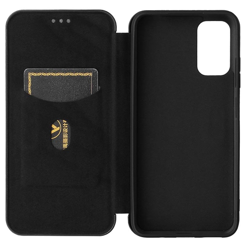 Xiaomi Redmi Note 10 5G Flip Cover - Karbonfiber