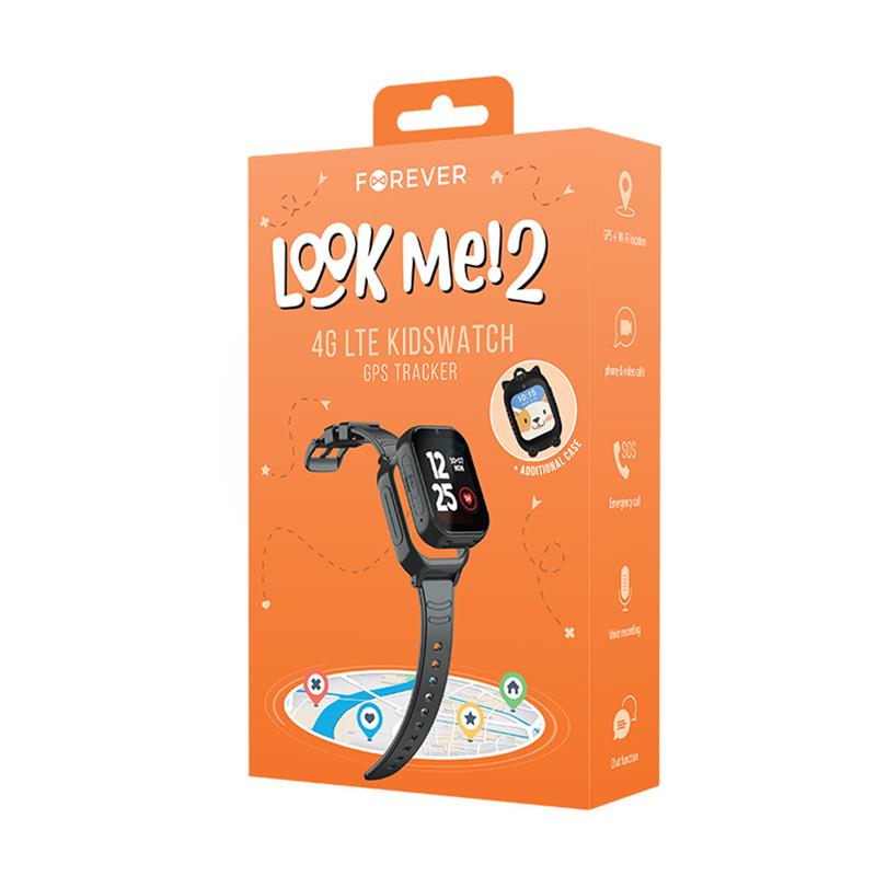Forever Look Me 2 KW-510 Smartwatch til Børn - Sort