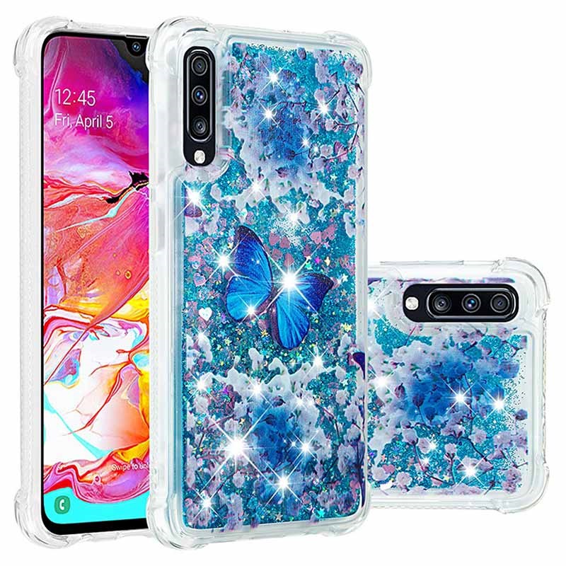 Liquid Glitter Samsung Galaxy A70 TPU Cover