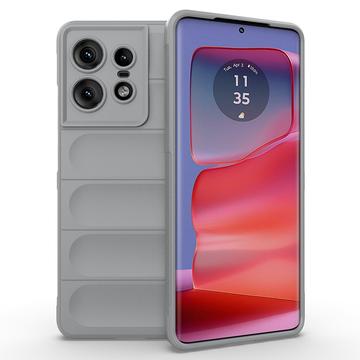 Motorola Edge 50 Pro Rugged TPU Cover - Lysegrå