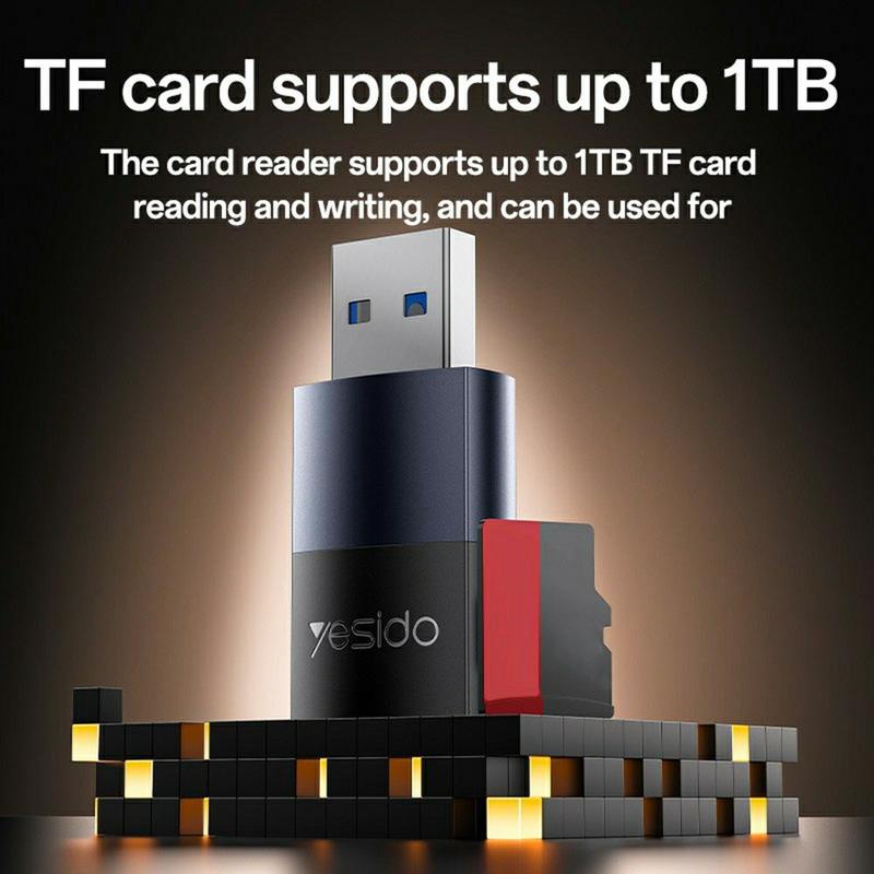 Yesido GS36 USB 3.0 TF-kortlæser - 5 Gbps