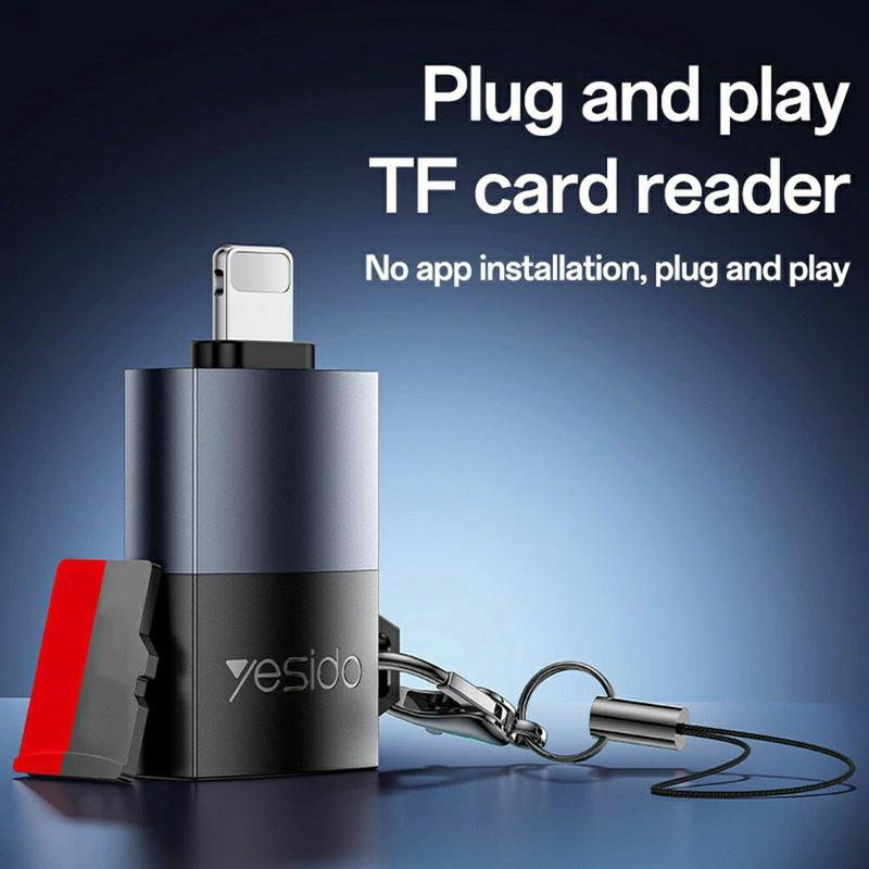 Yesido GS38 Lightning til TF-kortlæser til iPhone og iPad