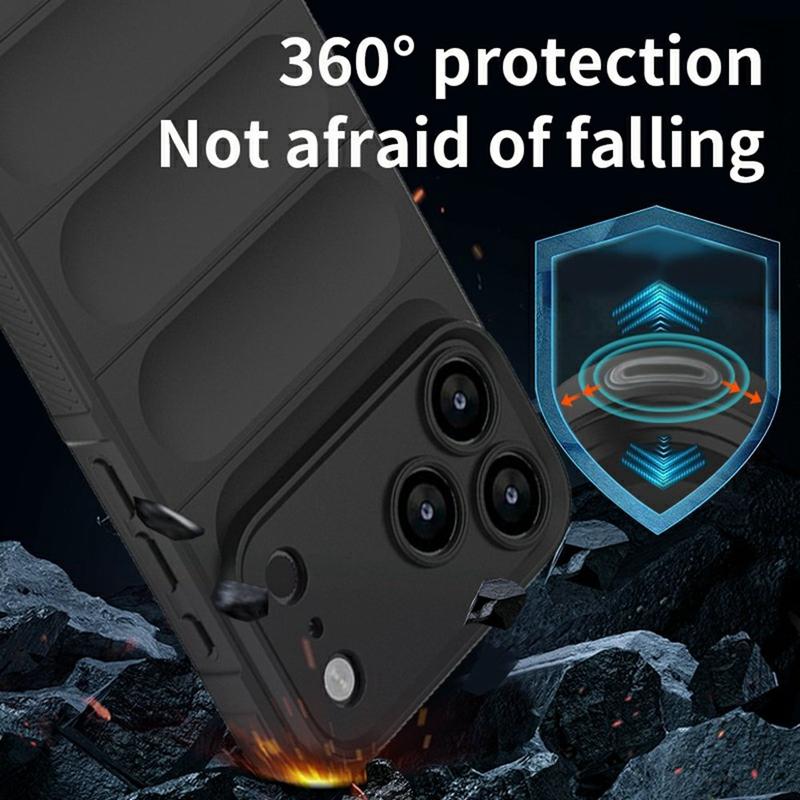 iPhone 17 Pro Max Rugged TPU Cover - Lysegrå