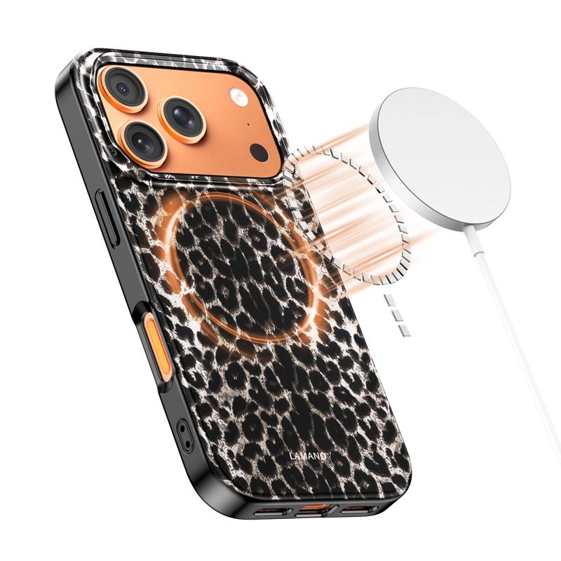 iPhone 17 Pro Max Tech-Protect Lamano MagSafe Cover - Leopard