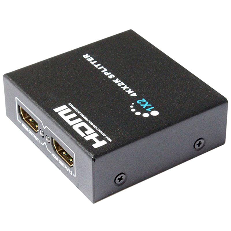 HDMI Splitter 1 x 2 - 3D, 4K Ultra HD - Sort