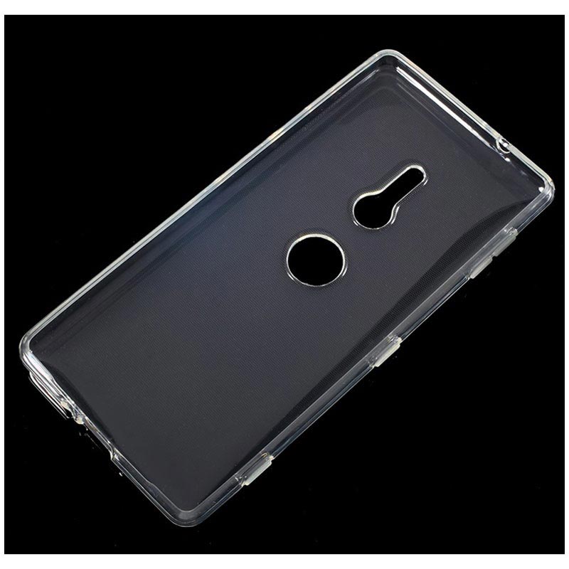 Skridsikker Sony Xperia XZ2 TPU Cover - Gennemsigtig