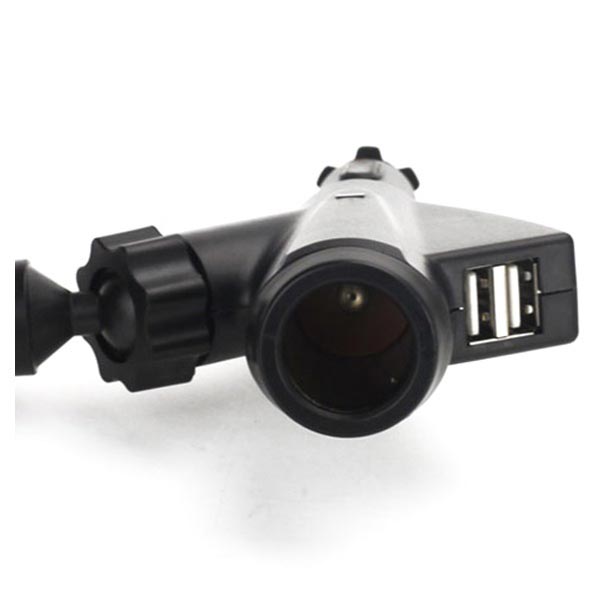 Universal Dobbelt USB-Biloplader / Holder